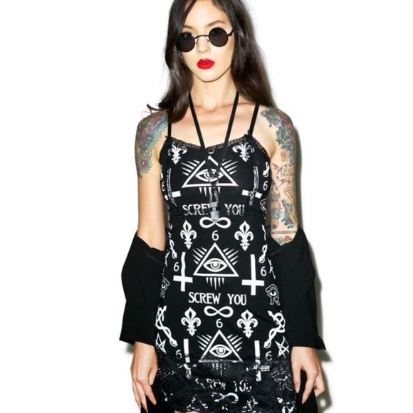 Dolls Kill | Dresses | Rat Baby Dolls Kill Screw You Curse Dress | Poshmark